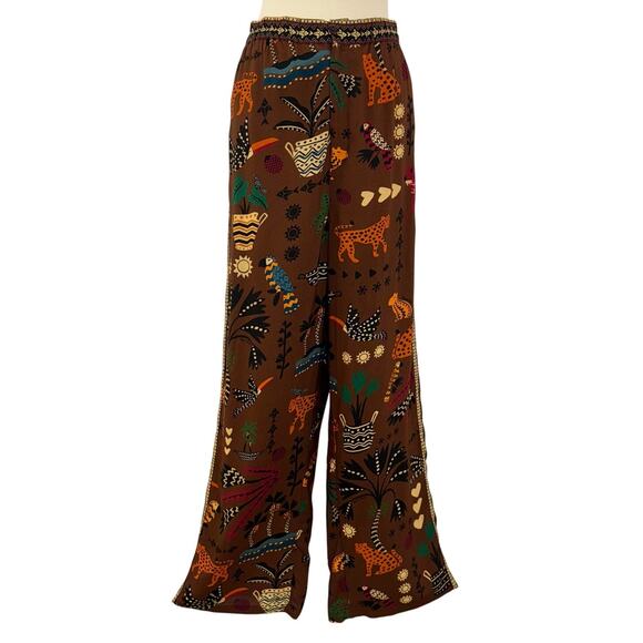 FARM Rio | Pants & Jumpsuits | Farm Rio Printed Wideleg Pants Trousers ...